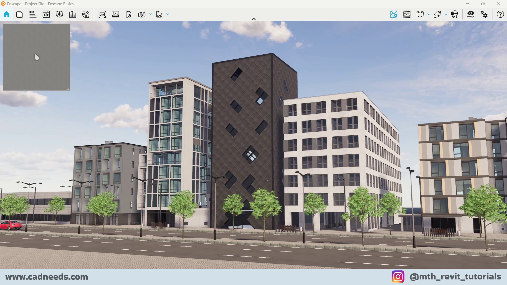 03 Exploring Enscape Window Interface - Learn Revit Architecture Online
