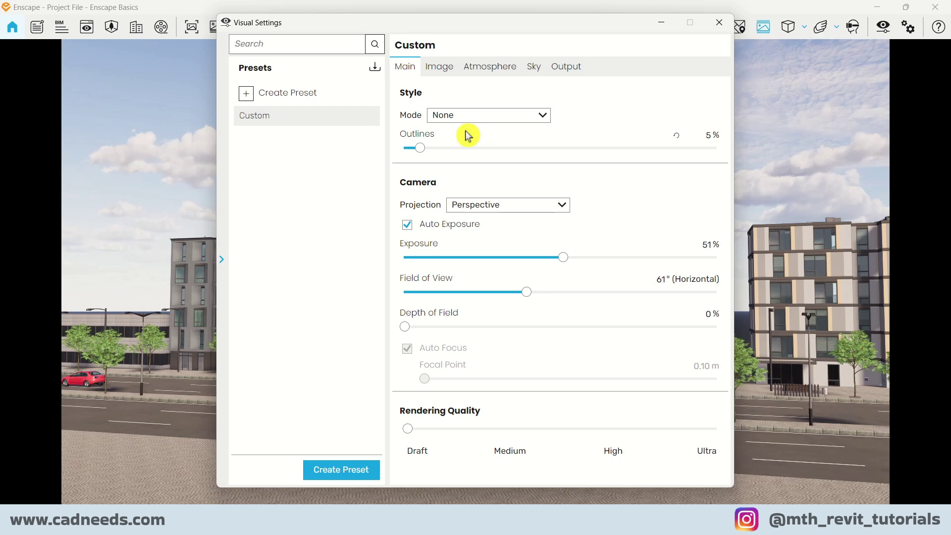 Visual Settings and Rendering Basics - Learn Revit Architecture Online